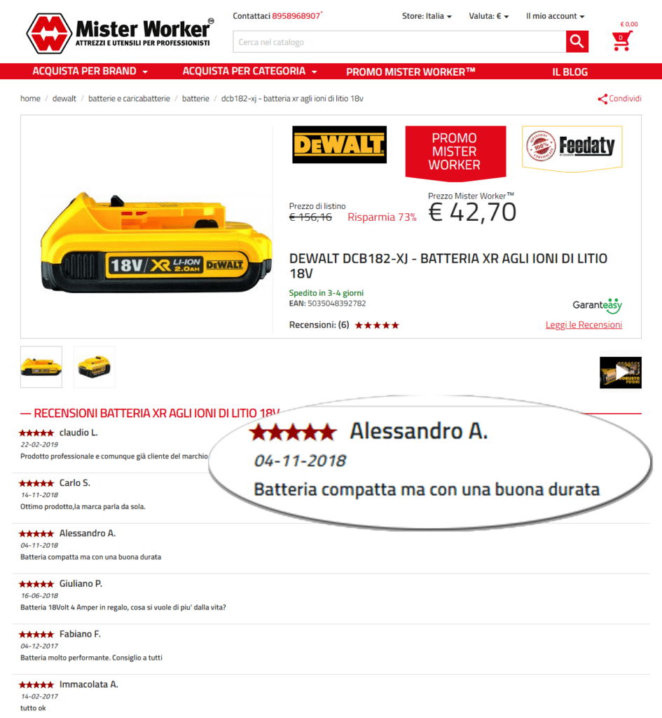 Recensioni sui prodotti, social proof e aumento delle vendite